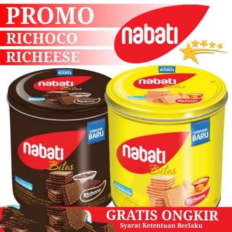 Jual nabati wafer kaleng 320 gram | Shopee Indonesia