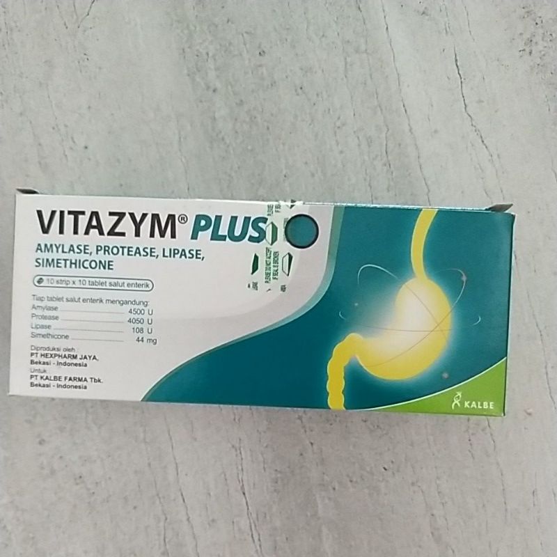Jual Vitazym Plus Tablet 10s per strip | Shopee Indonesia