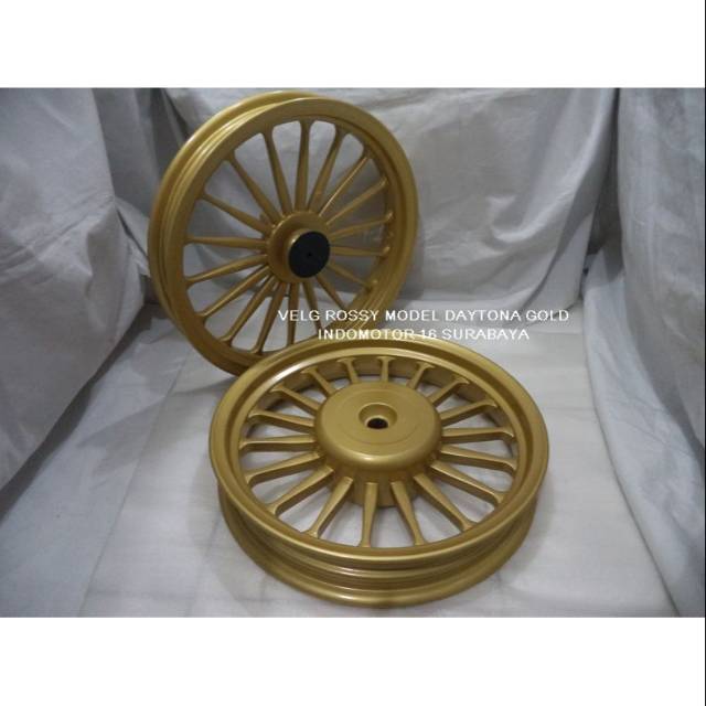 Jual Velg Rossy mio m3 Model Daytona Gold | Shopee Indonesia