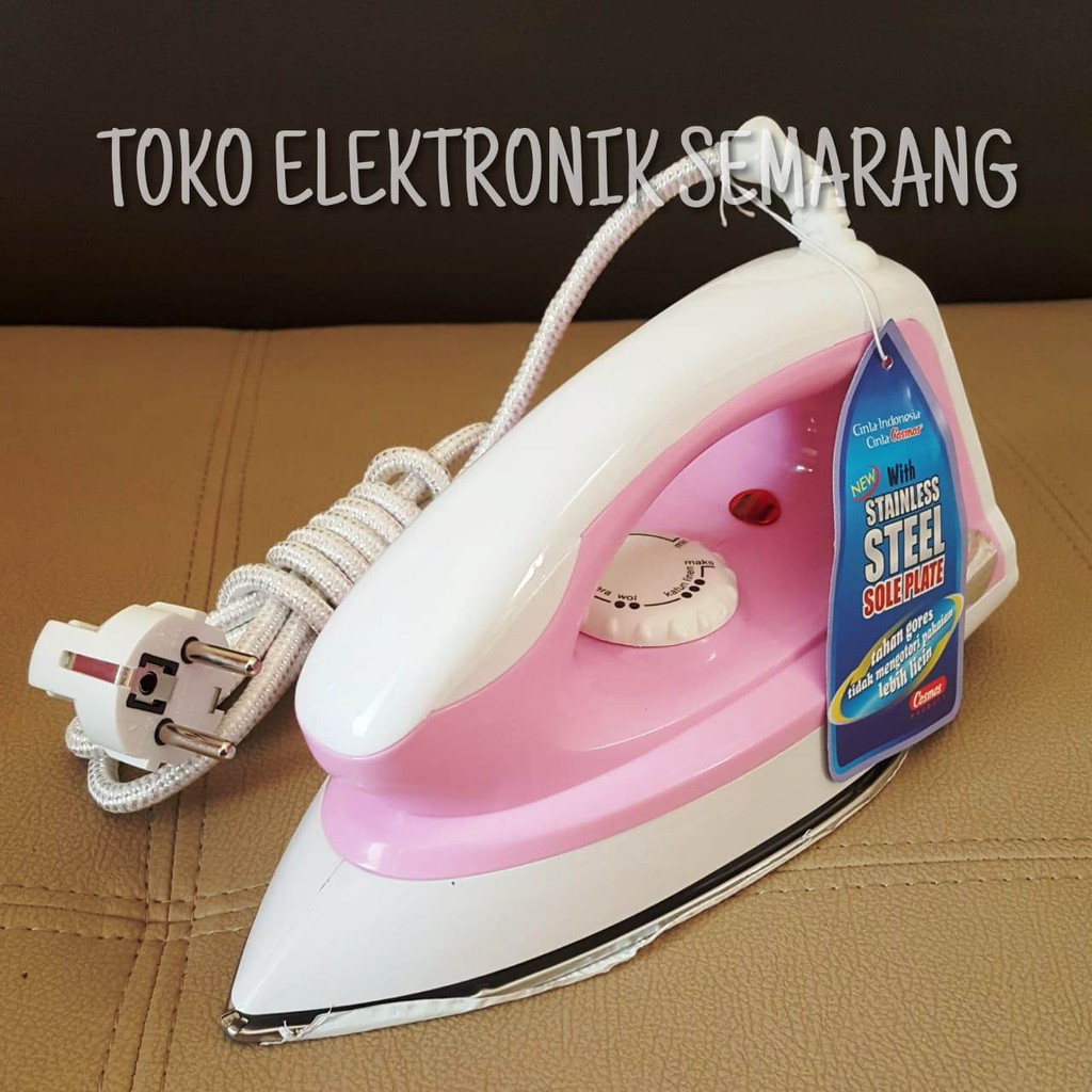 Jual SETRIKA SETERIKA LISTRIK COSMOS ELECTRIK IRON CIS 428 STAINLESS ...