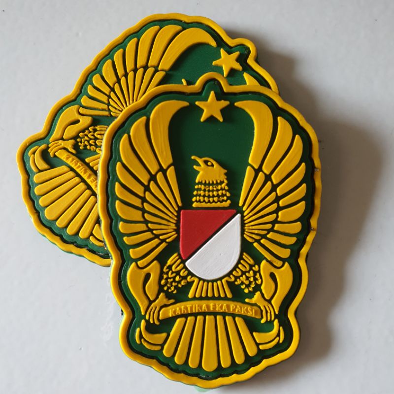 Jual PATCH RUBBER PVC LOGO EKAPAKSI TNI-AD 3D TIMBUL/TEMPELAN EMBLEM ...