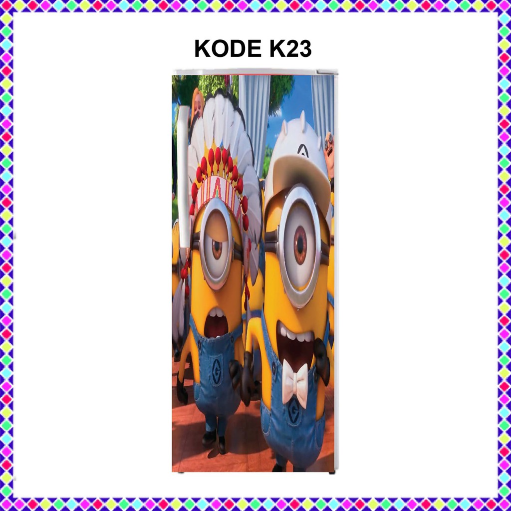 Jual Stiker Kulkas 1 Pintu Motif Minion | Shopee Indonesia