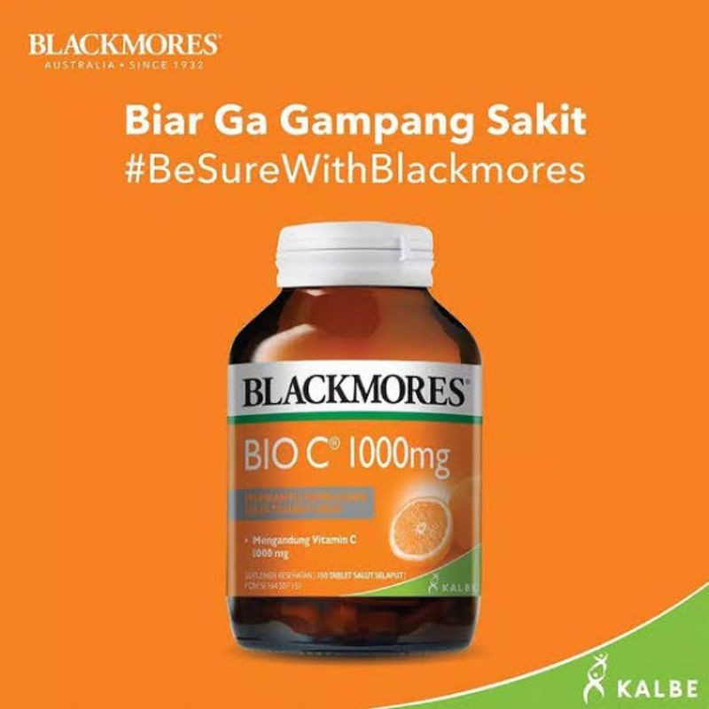 Jual BLACKMORES BIO C 1000mg isi 30 ( Vitamin & Multivitamin ) | Shopee ...