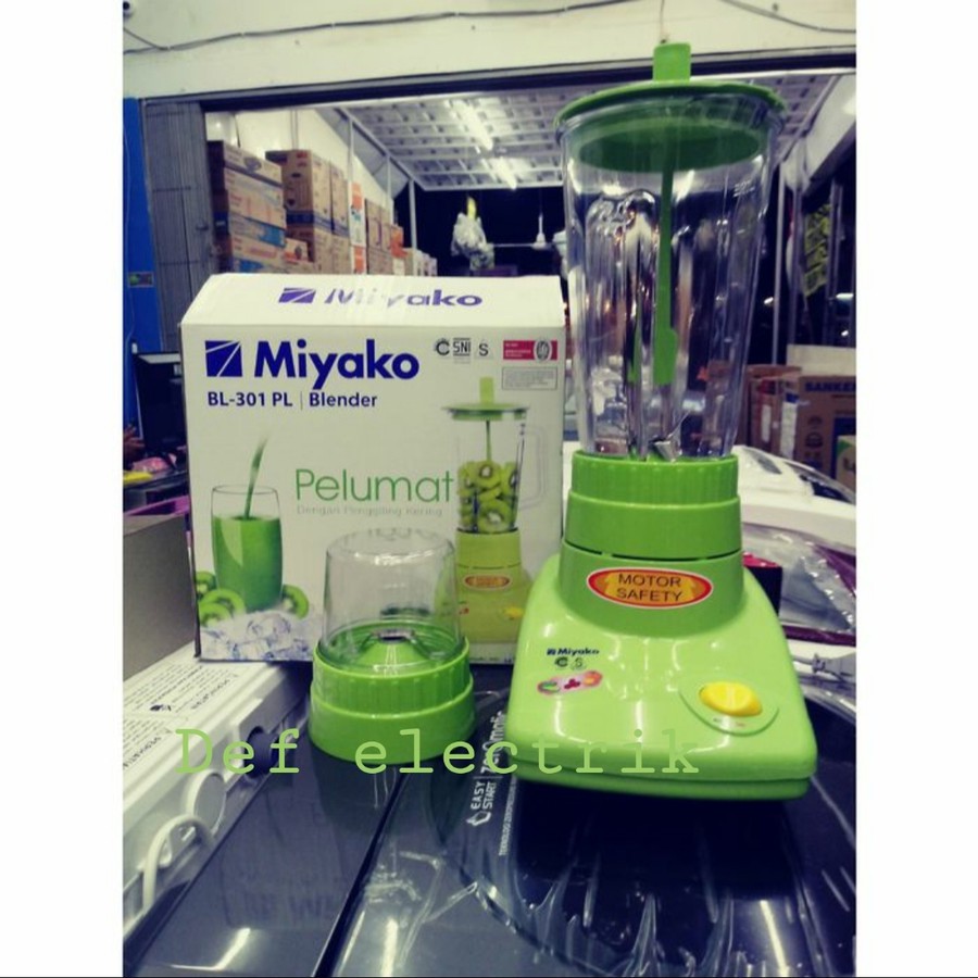 Jual MIYAKO BLENDER BL-301 PL Blender Plastik | Shopee Indonesia