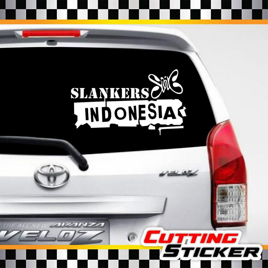 Jual CUTTING STICKER LOGO SLANKERS INDONESIA l STICKER MOTOR MOBIL ...