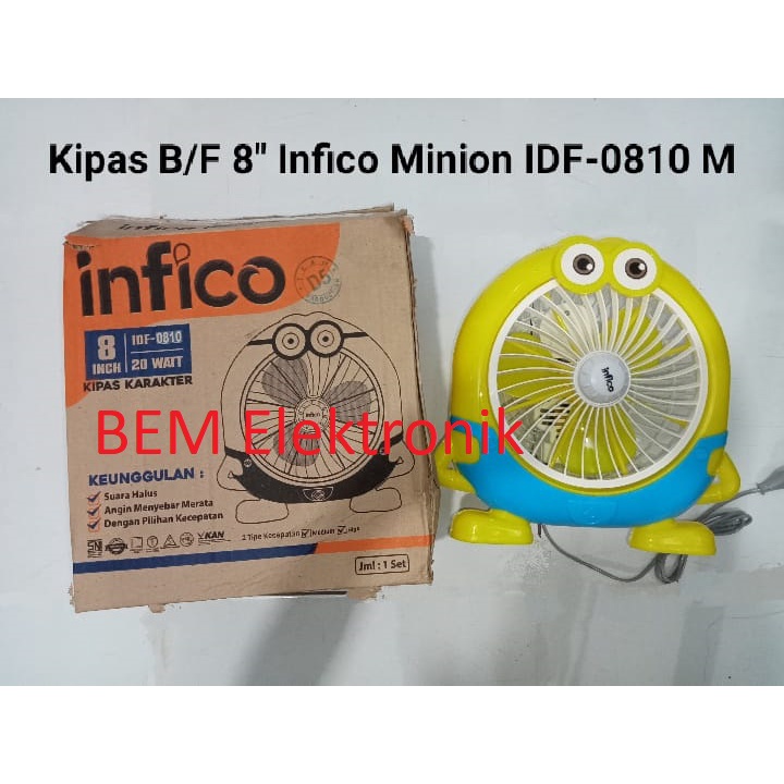 Jual Kipas B/F 8" Infico Minion IDF-0810 M | Shopee Indonesia