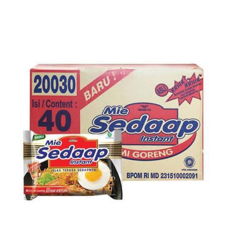 Jual Mie Sedaap Goreng 1 dus | Shopee Indonesia