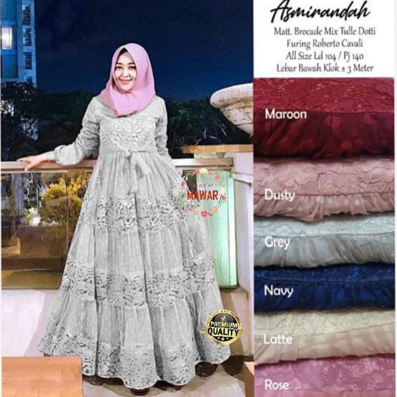 Jual GAMIS MEWAH JUMBO? GAMIS BURKAT SYAR'I NADHIRA | GAMIS NADIRA ...