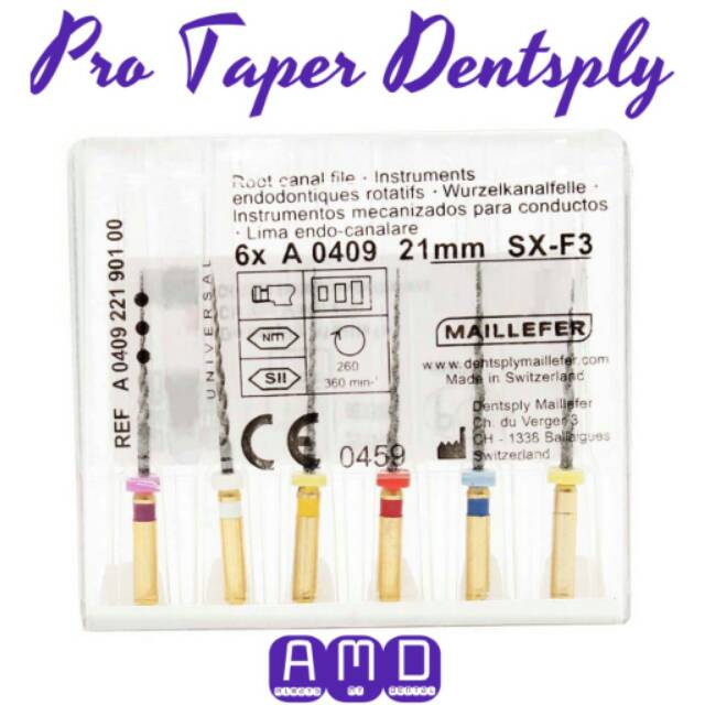 Jual Dental Universal Pro Taper Endodontic Rotary File Assorted SX-F3 ...