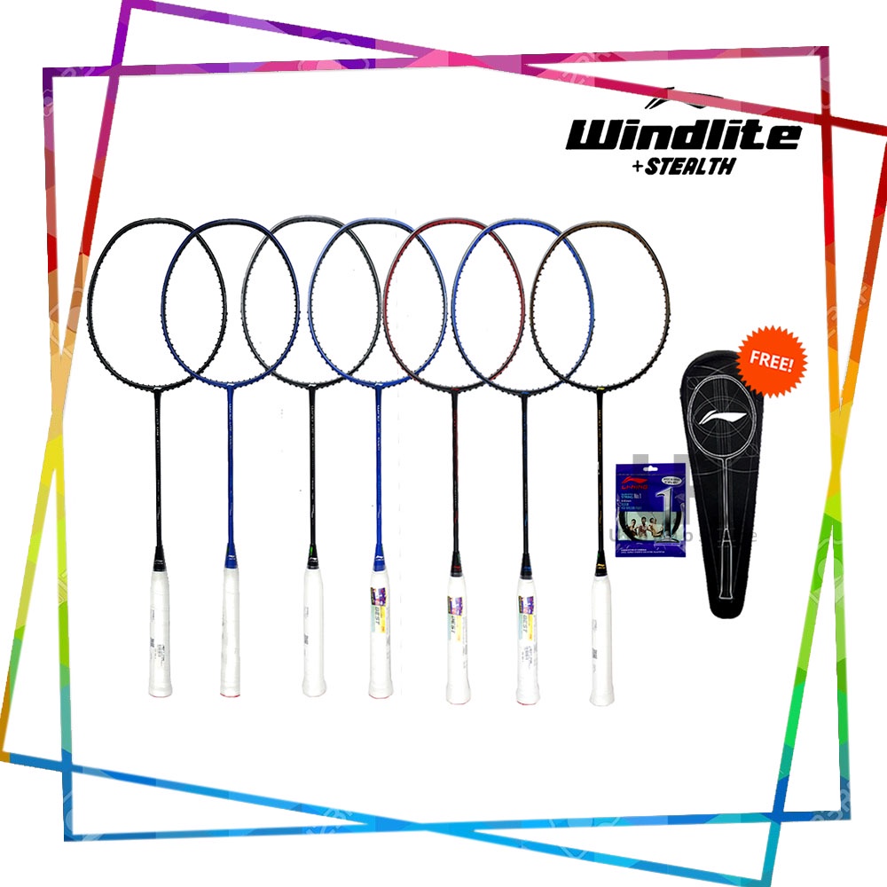 Jual Raket LINING Bulutangkis Badminton WINDLITE STEALTH Original ...