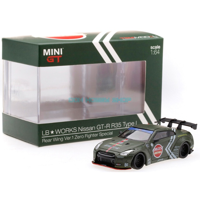 Jual 1/64 Mini GT MGT LB Works Liberty Walk Nissan GTR Rear Version 1 ...