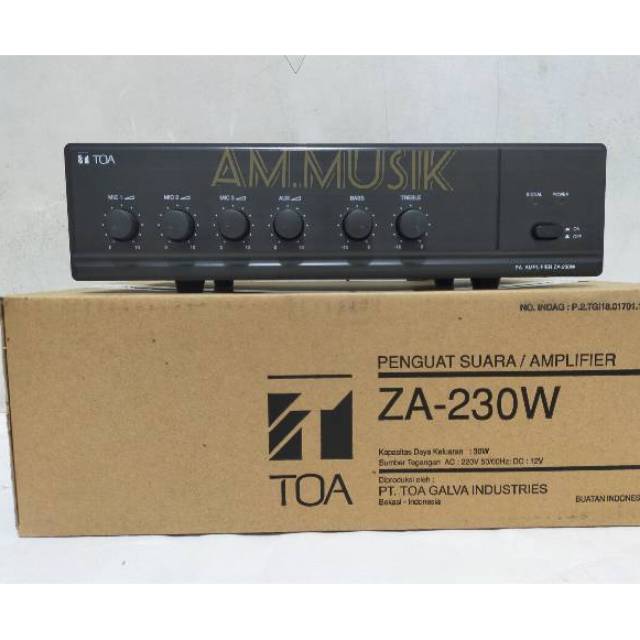 Jual POWER AMPLIFIER TOA ZA 230W | Shopee Indonesia