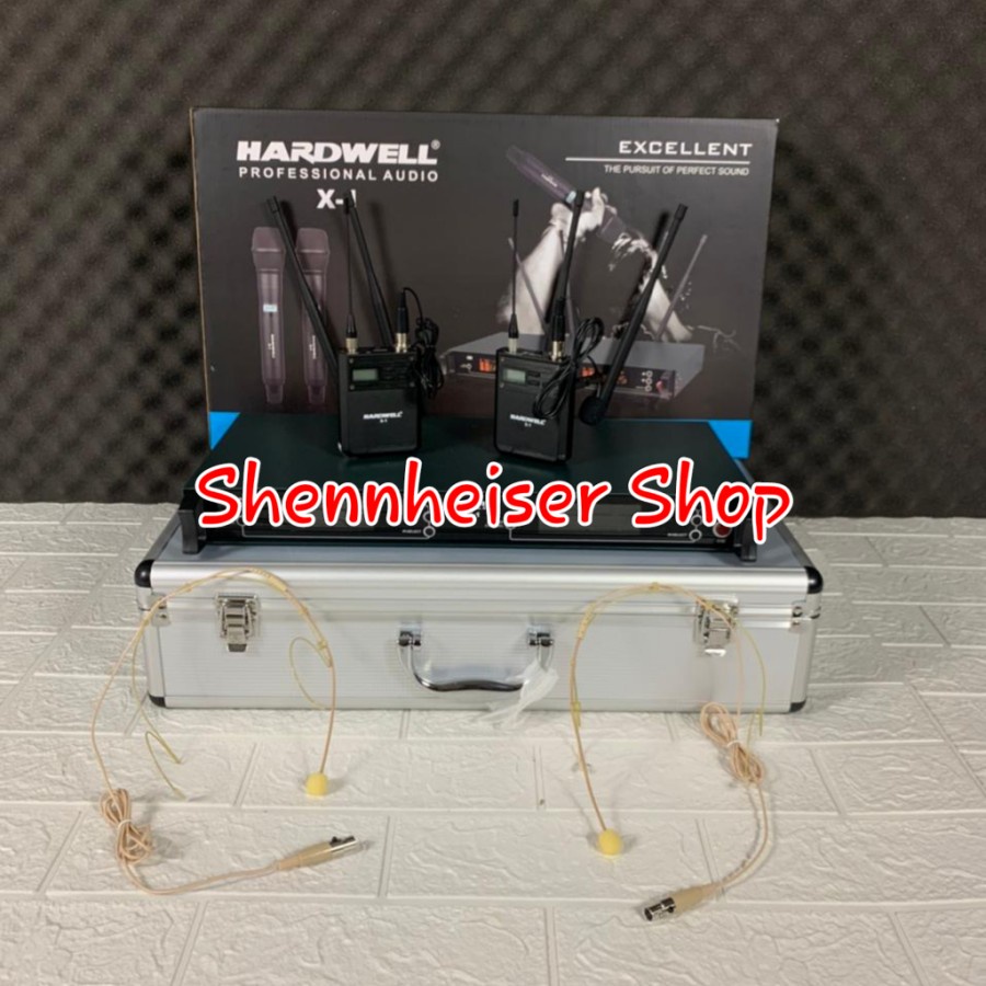 Jual Mic Wireless Hardwell X1 Dual Clip on Headset Original X 1 ...
