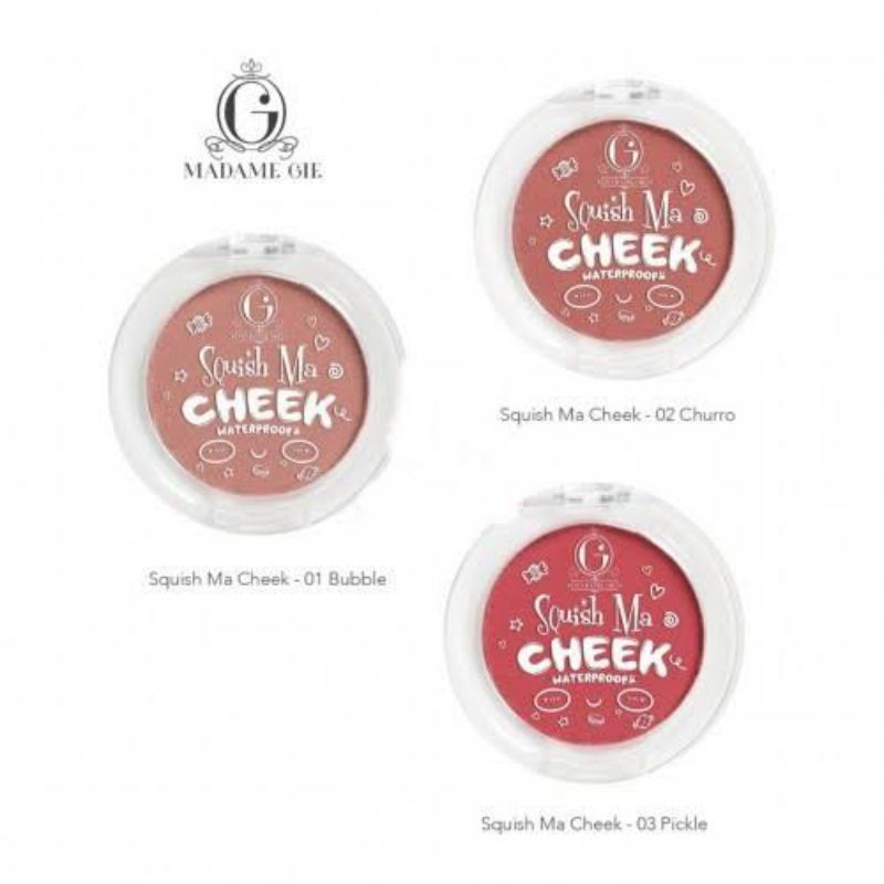 Jual Madame Gie Squish Ma Cheek Waterproof | Shopee Indonesia