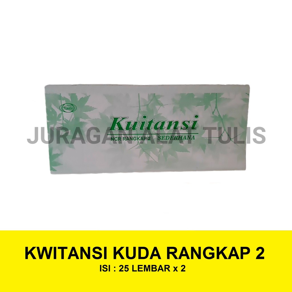 Jual KWITANSI / KUITANSI KUDA RANGKAP 2 25 LEMBAR | Shopee Indonesia