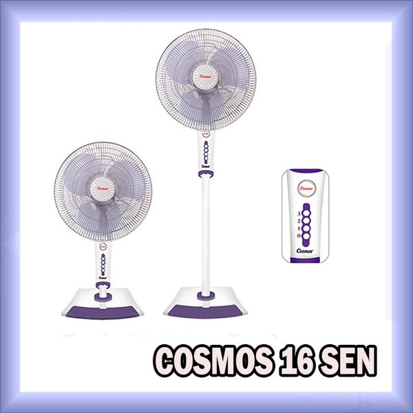 Jual COSMOS Stand Fan DEsk Fan / Kipas Angin 2in1 16SEN / 16 SEN cosmos ...