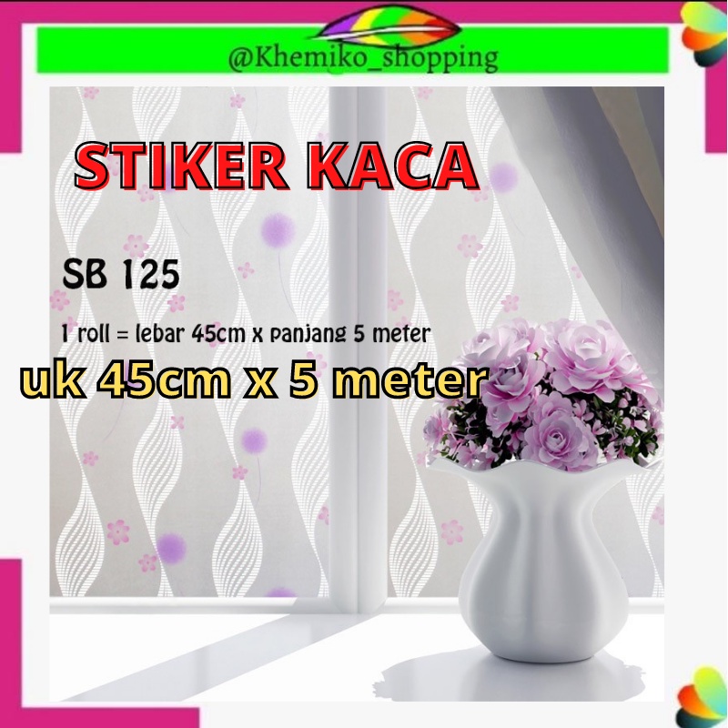 Jual SUNBLAST SUN BLASTI WALLPAPER STIKER DEKORASI KACA JENDELA SB 125 ...