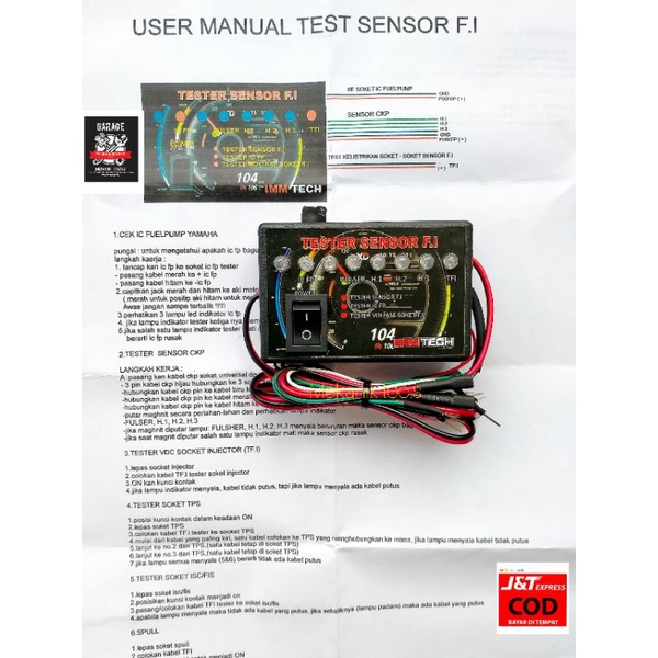 Jual Alat cek Sensor CKP IC sensor TPS cek spool Assy iacv pulser ...