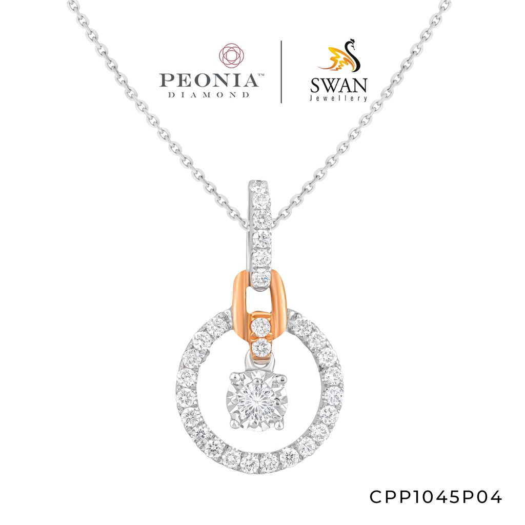 Jual Liontin Berlian CPP1045P04 - Peonia Diamond By Swan Jewellery ...