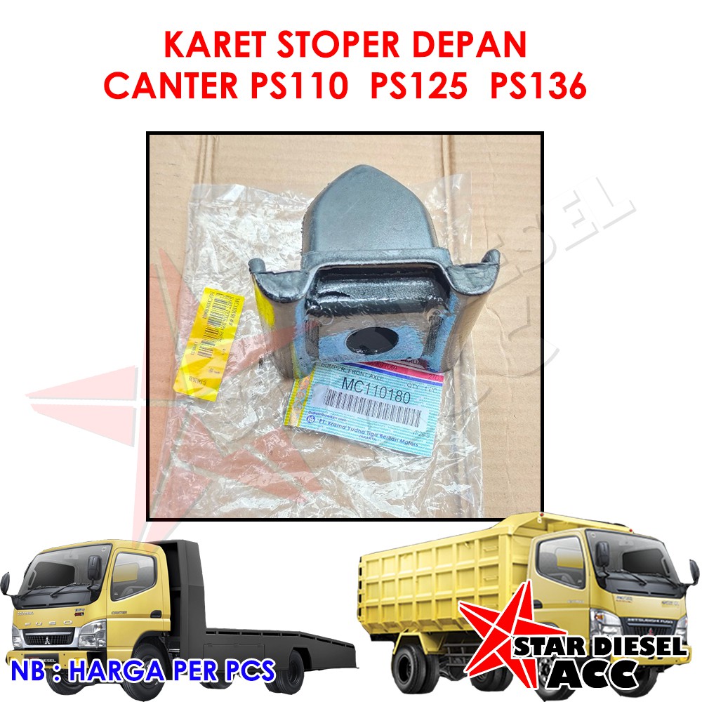 Jual MC110180 KARET KANDAS DEPAN CANTER PS125 CANTER PS110 KARET STOPER ...
