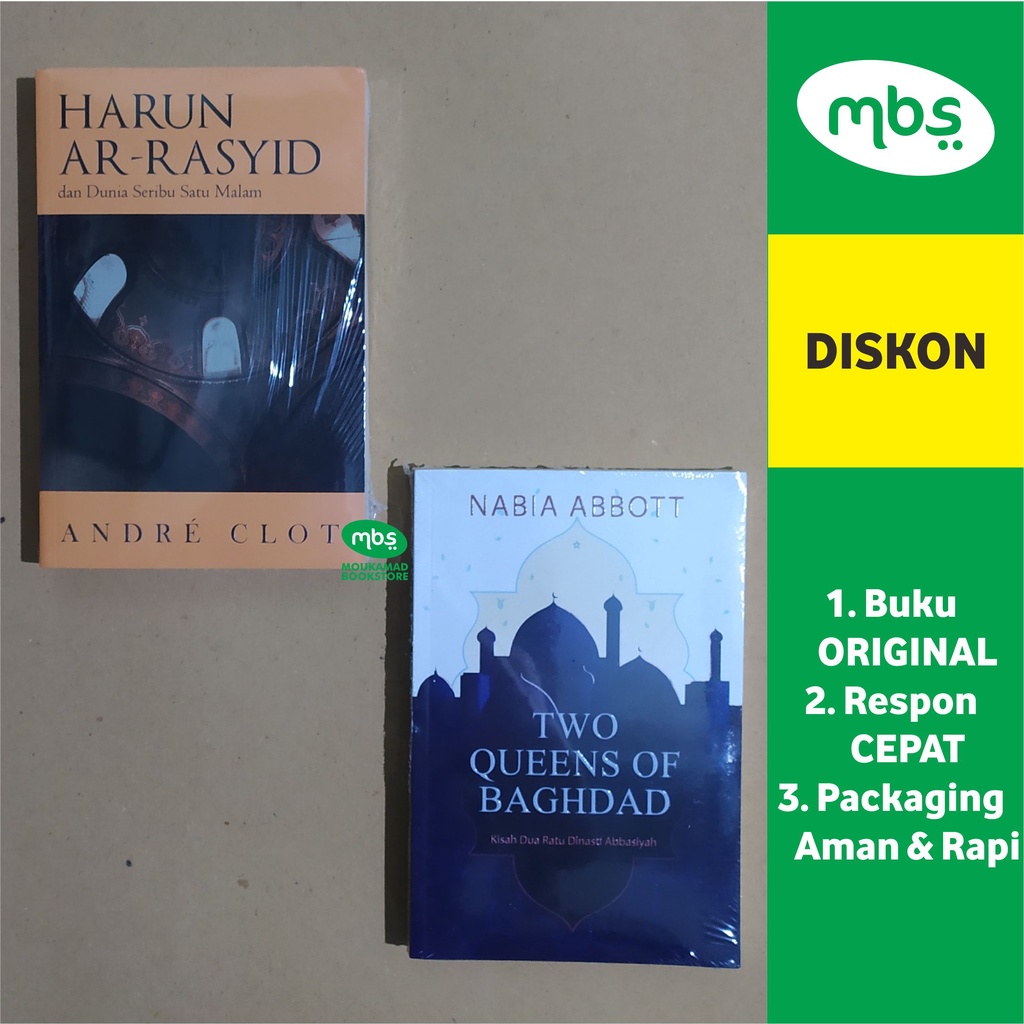 Jual PAKET BUKU HARUN AR-RASYID DAN DUNIA SERIBU SATU MALAM & TWO ...