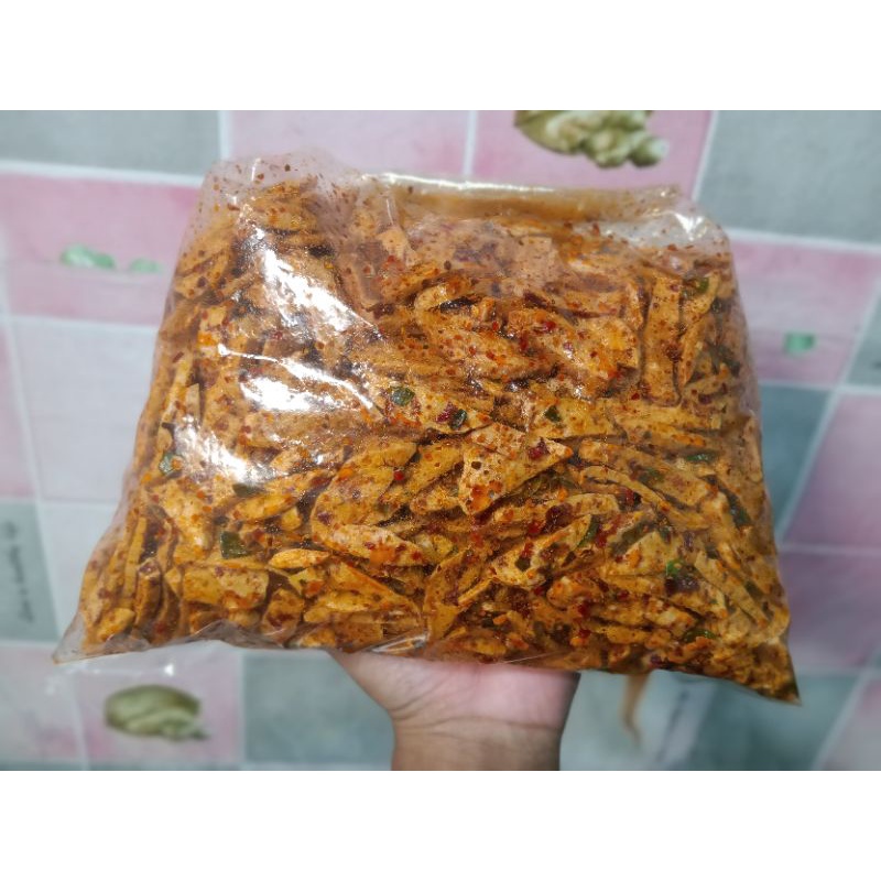 Jual BASRENG PEDAS DAUN JERUK 500 gram 3 varian rasa | Shopee Indonesia