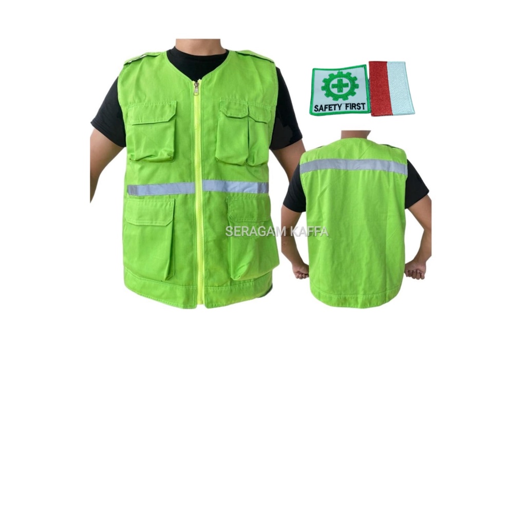 Jual Wearpack Rompi Premium katelpak Project lapangan rompi Logo rompi ...