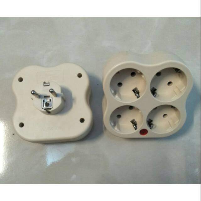 Jual Stop kontak arde 4in1 - steker cabang 4 - cok cabang 4 | Shopee Indonesia