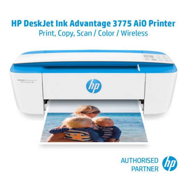 Jual HP DeskJet Ink Advantage 3775 All-in-One Printer | Shopee Indonesia