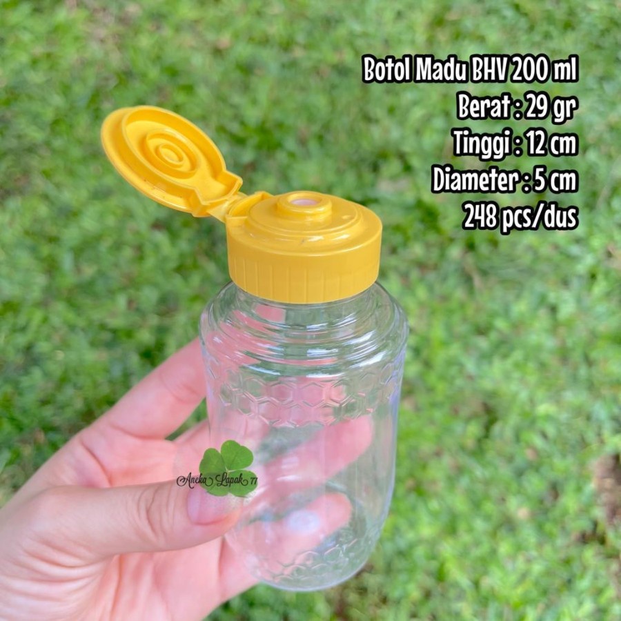 Jual Botol Madu BHV 200 ml botol sirup mayonaise minyak saus sambal ...