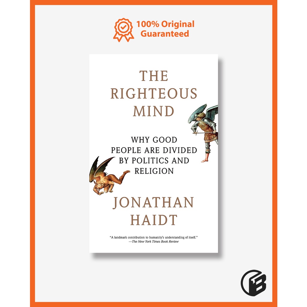 Jual Buku Import The Righteous Mind by Jonathan Haidt (Original ...