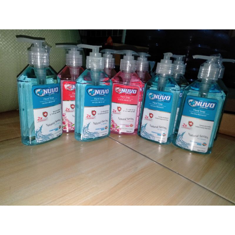 Jual hand soap / sabun cuci tangan nuvo 250ml botol pump | Shopee Indonesia