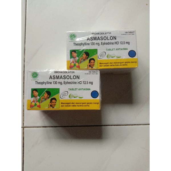 Jual Asmasolon 1 Box isi 120 Tablet | Shopee Indonesia
