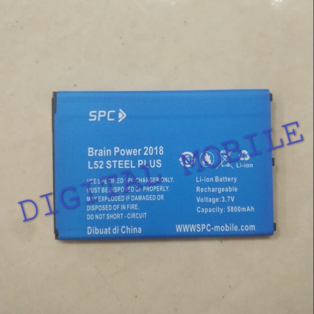 Jual BATERAI BATREY BATRAI SPC L52 STEEL PLUS ORIGINAL | Shopee Indonesia