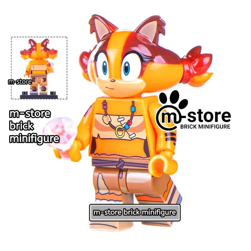 Jual brick sonic the hedgehog sticks the badger mini toy figure ...