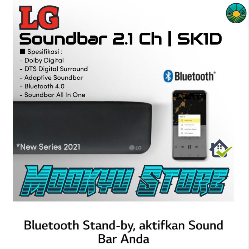 Jual LG SOUNDBAR SK1D 2.1 Ch | 100 Watt With Bluetooth Audio | All In ...