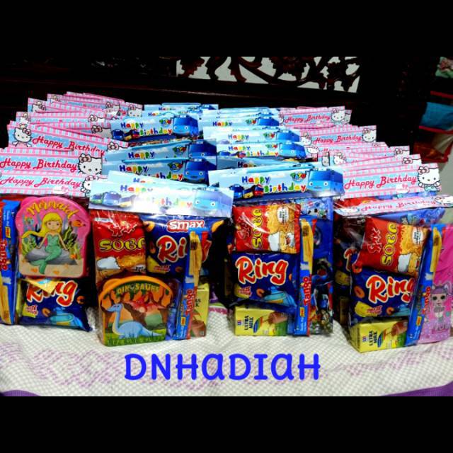 Jual Paket Snack+Sovenir Ultah/Snack Hajatan/Snack Hitanan/Snack ...