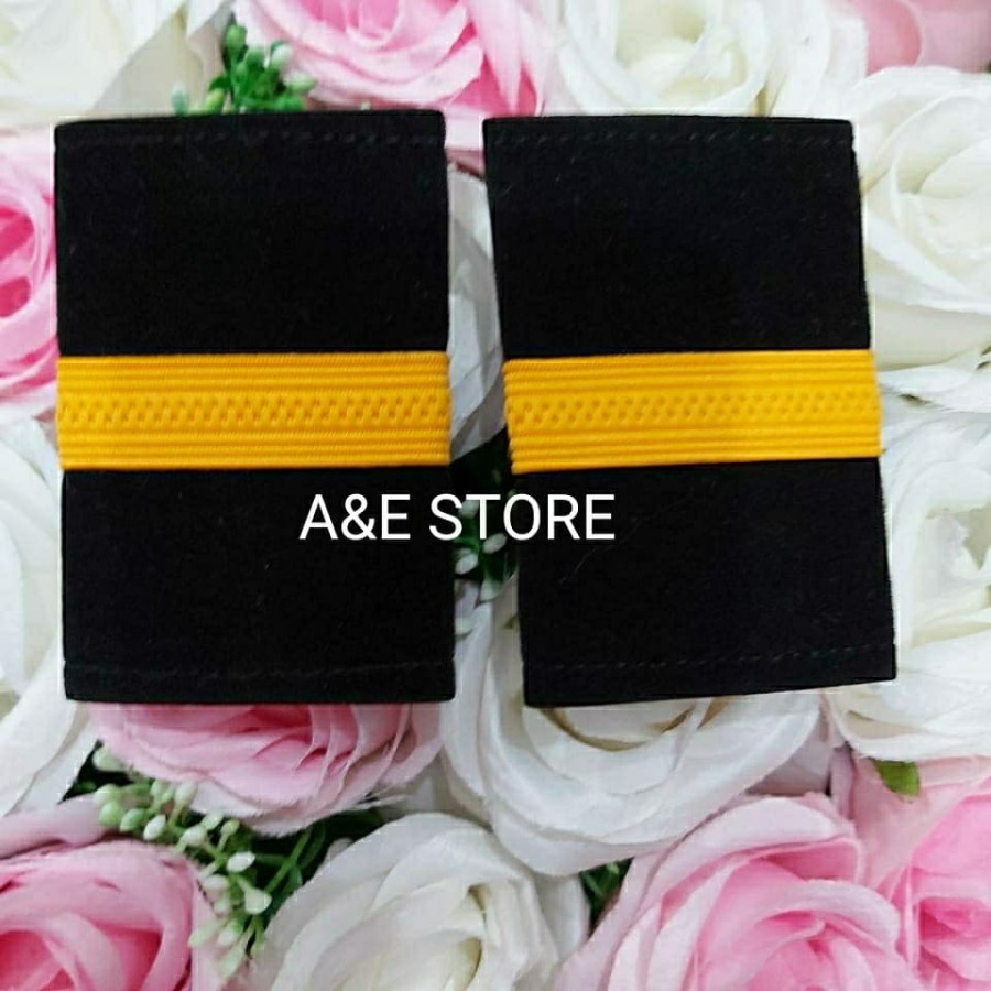 Jual pangkat PILOT BAR 1, pita list lokal kuning | Shopee Indonesia