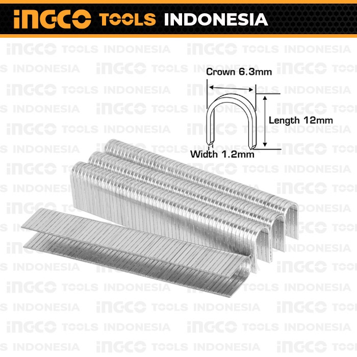 Jual Refill Isi Ulang Staple Gun INGCO STS0412 10 Mm Isi 1000 Pcs U ...