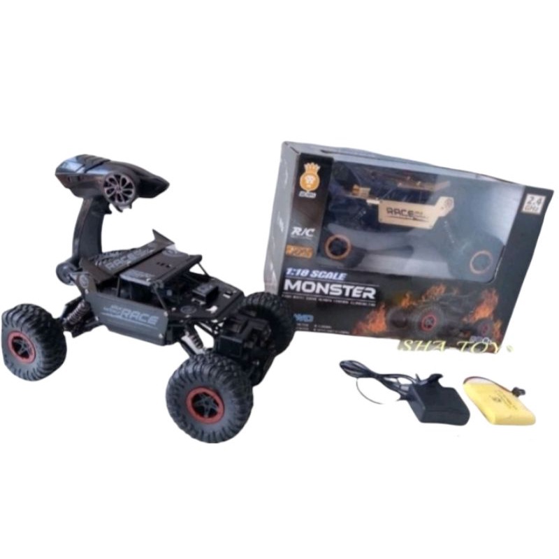 Jual Rc mobil rock crawler monster alloy Remote control | Shopee Indonesia