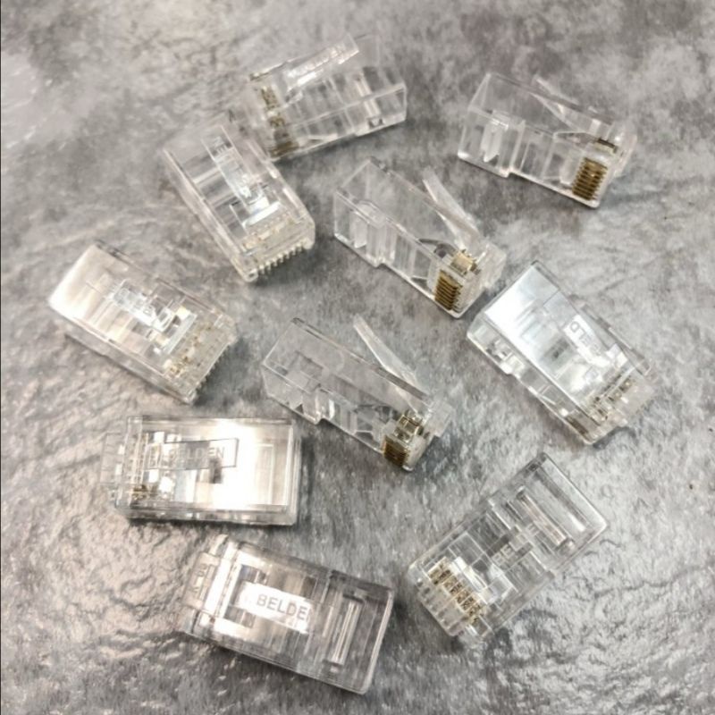 Jual BELDEN Connector RJ45 Cat5e RJ45 Konektor BELDEN CAT6 RJ45 ...