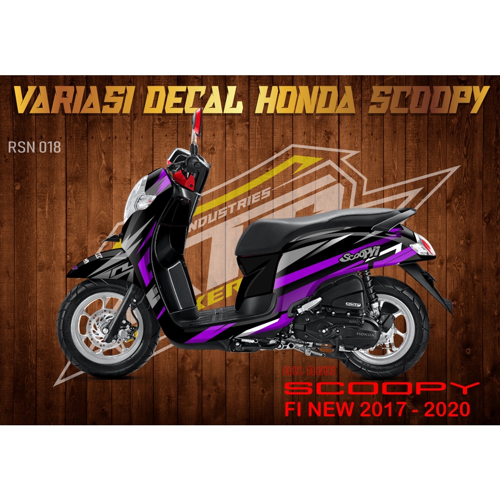 Jual Decal scoopy full body Full Blok Decal Scopy Dekal New Fi 2017 ...