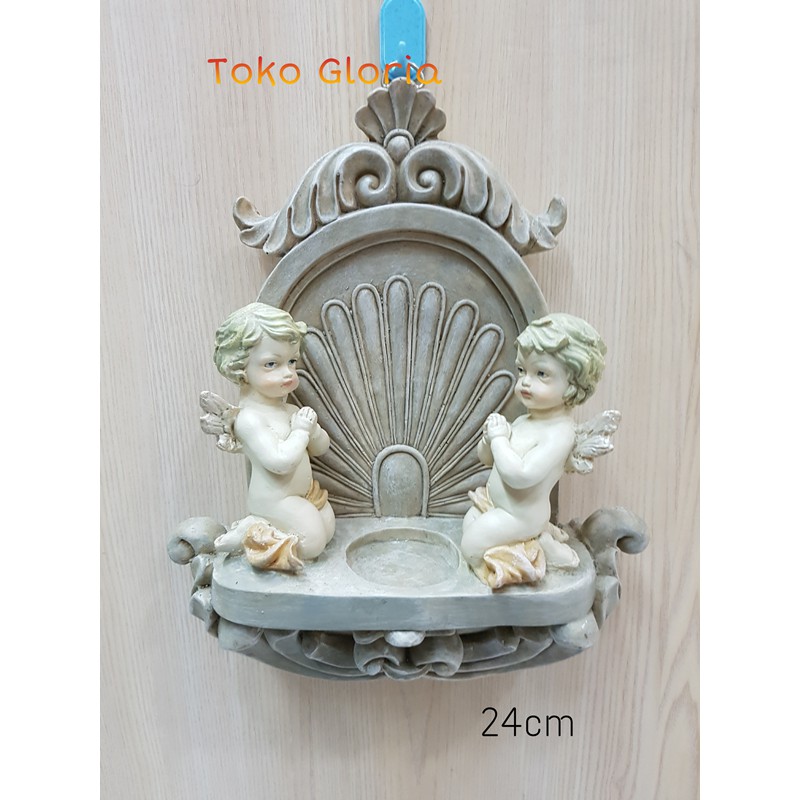 Jual patung pajangan angel doa dinding gantung malaikat dekorasi ...