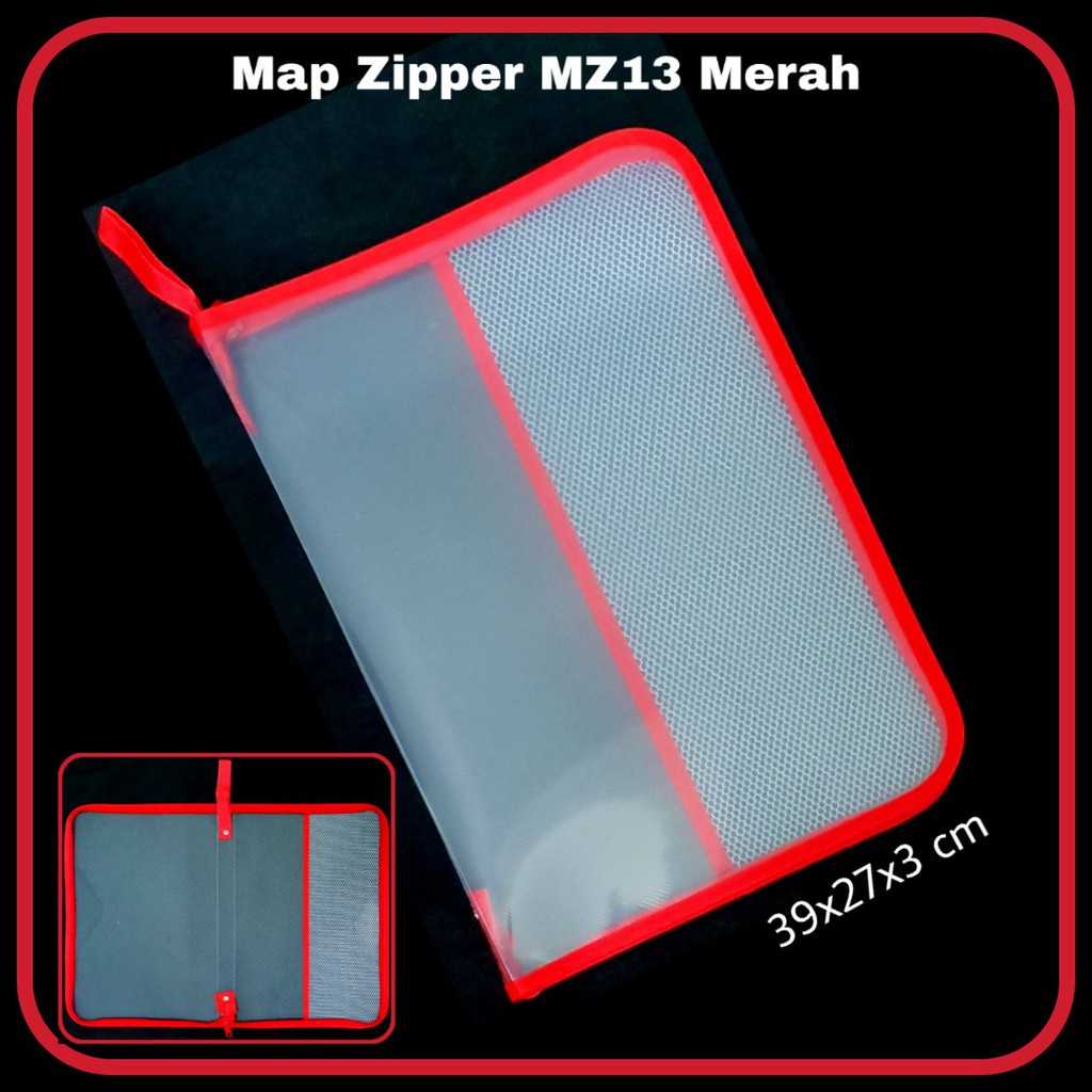Jual MJ Map Zipper MICROTOP MZ13 Folio / Map Resleting / Map File / Map ...