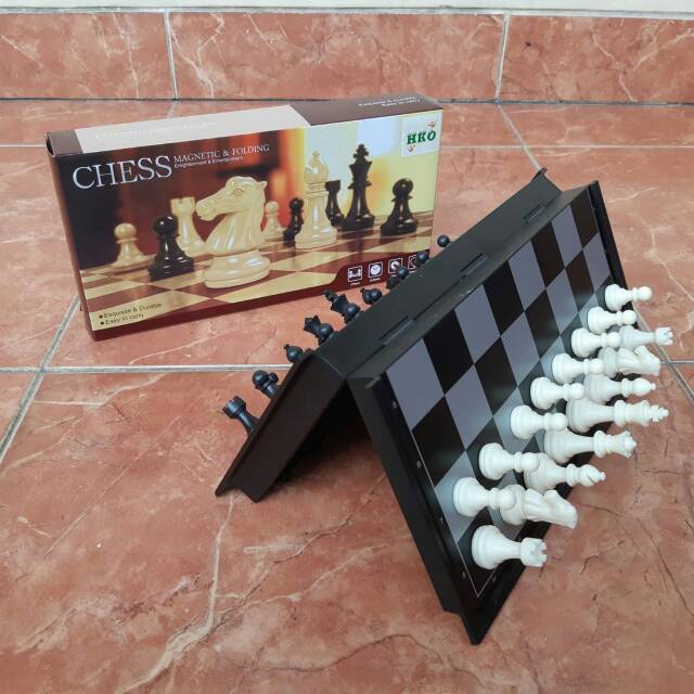 Jual Papan Catur Magnet Lipat Portable - Mainan Magnetic Chess Board ...