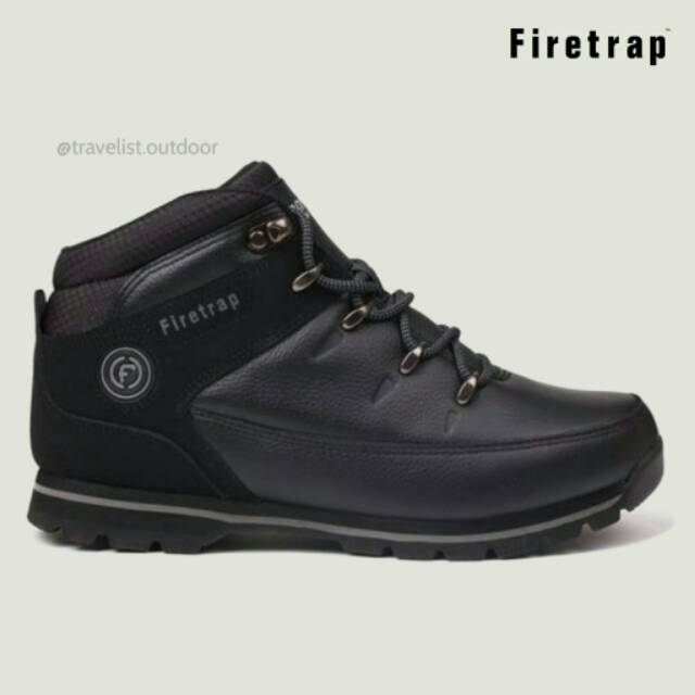 Jual Firetrap Rhino Boots black / sepatu gunung / sepatu safety ...