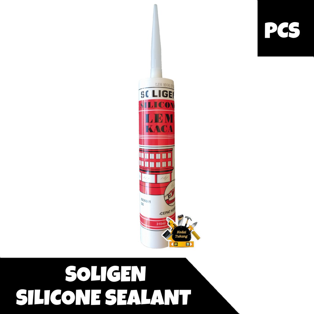 Jual KEDAI TUKANG - SOLIGEN SILICONE Lem Sealant Kaca Tabung Akuarium ...