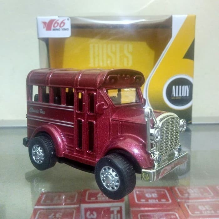 Jual DC luxurious classic bus Diecast model bis school bus | Shopee ...