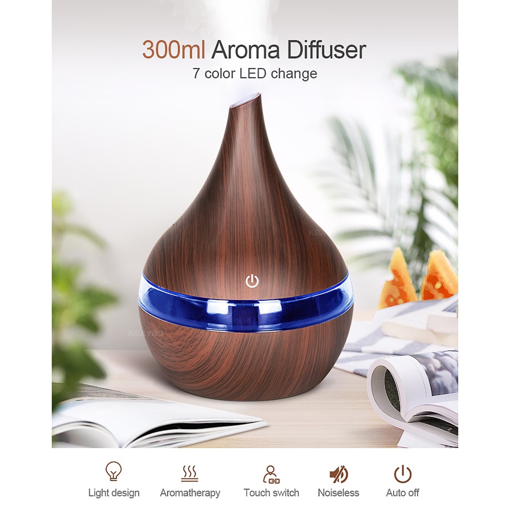 Jual Pengharum Ruangan Aromaterapi Air Humidifier Ultrasonic ...