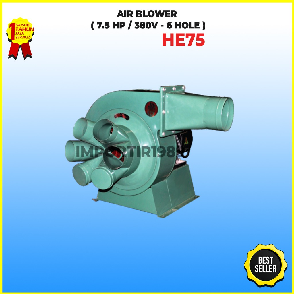Jual Mesin Fan Blower Kipas Model Keong Udara Air Blower AKS - HE75 ...